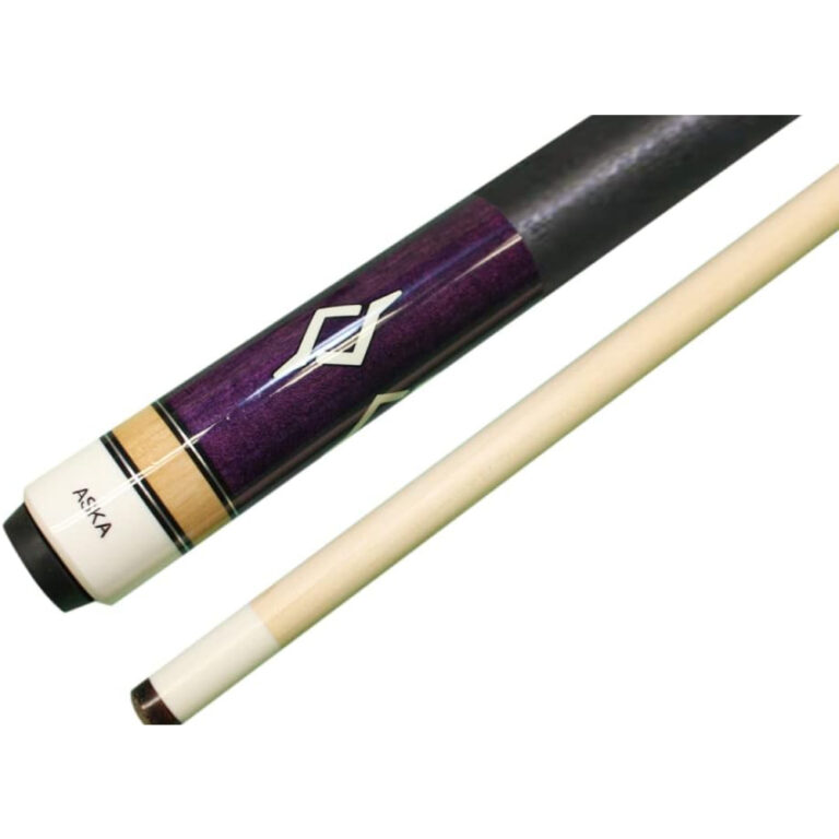 ASKA L2 2-Piece Purple/Decal Pool Cue Stick, 58-inches Hard Rock ...