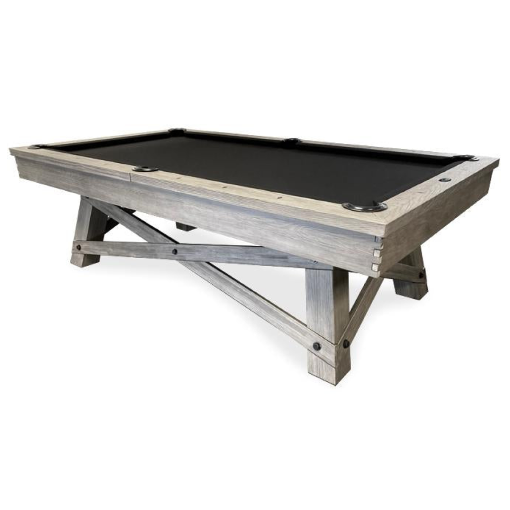 Majestic Acadien 8 Foot Barnwood Grey Pool Table | North Player