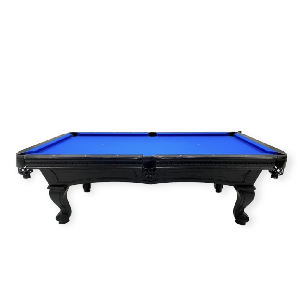 8’ Majestic Amboise Black Pool Table | North Player