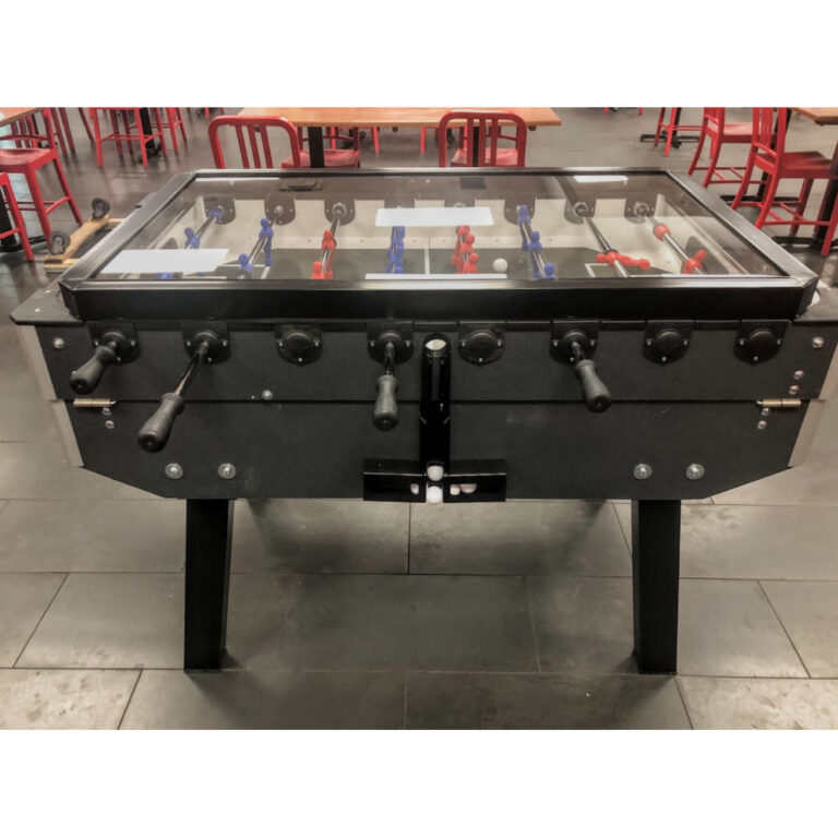 FABI Coin-Operated Foosball Table with Glass Cover | North Player